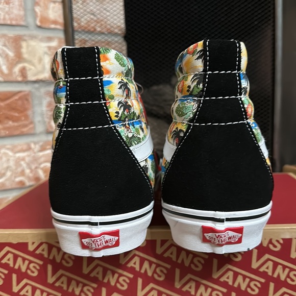 Vans | Shoes | Vans Sk8 Hi Aloha Black True White | Poshmark